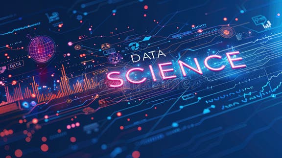 Data Flow Concept, Big Data Technology and Data Science Illustration, Visualizing Complex ...