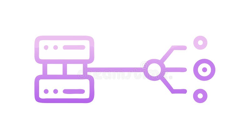 Data Flow Diagram Icon: Network Connectivity and Information Exchange, Vector Design Generative ...