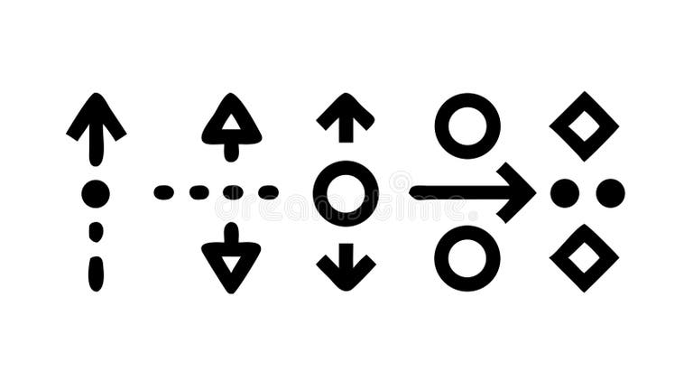 Data Flow, Directional Movement Strategic Pathway, Vector Design ...