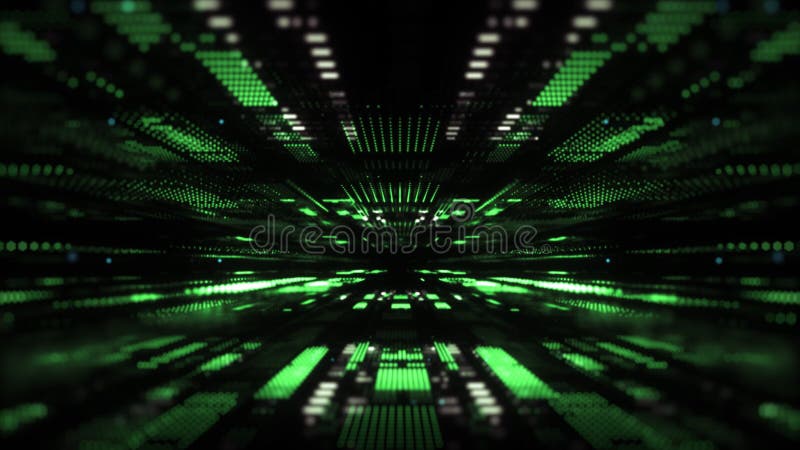 Data Flow Graphics Digital Matrix Web3 IOT Modeling Cyber Environment ...