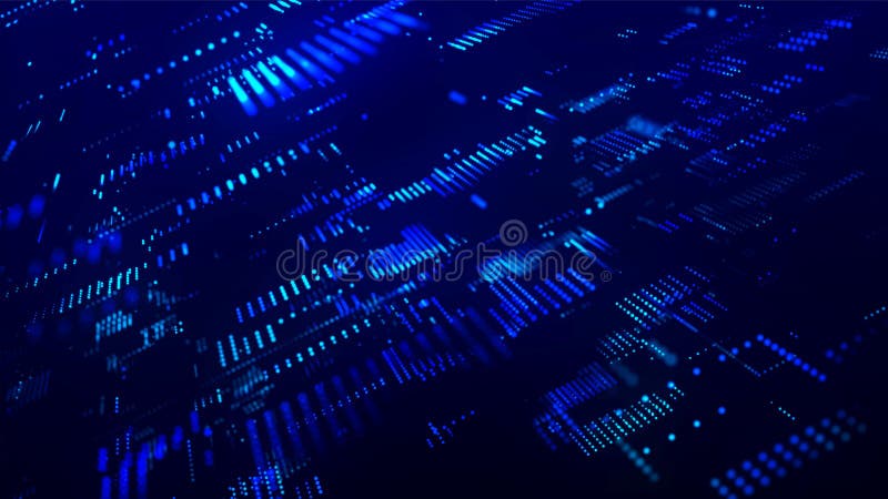 Data Flow Information. Digital Communication Concept Stock Vector ...