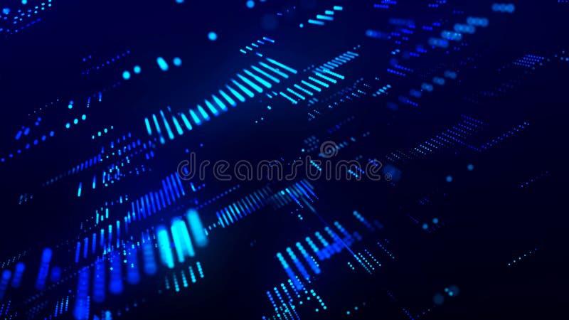 Data Flow Information. Digital Communication Concept Stock Illustration ...
