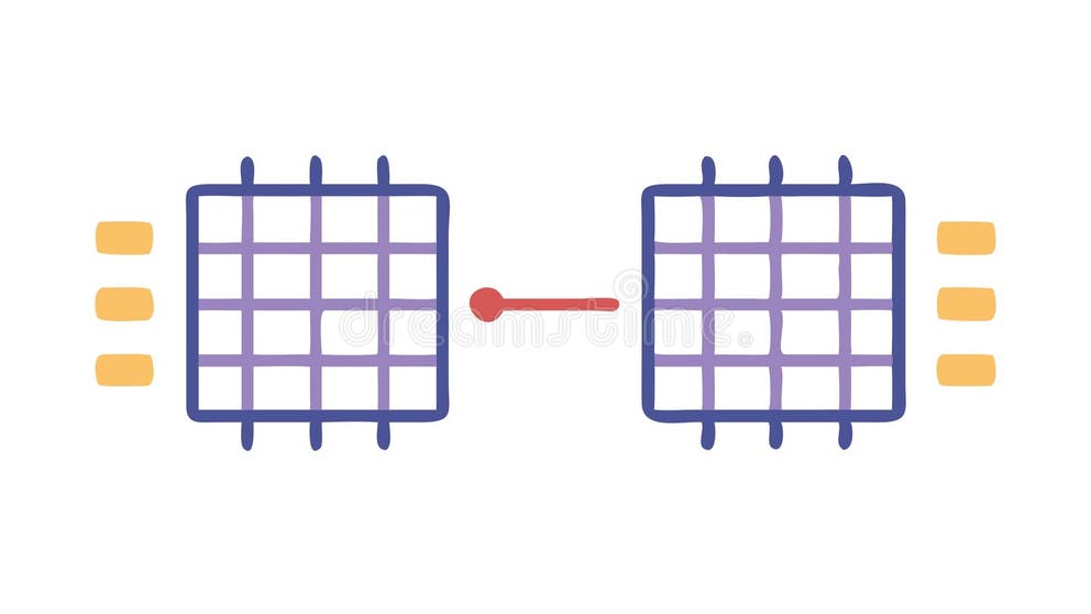 Data Flow and Network Grid Interconnection, Vector Design Generative AI Stock Vector ...
