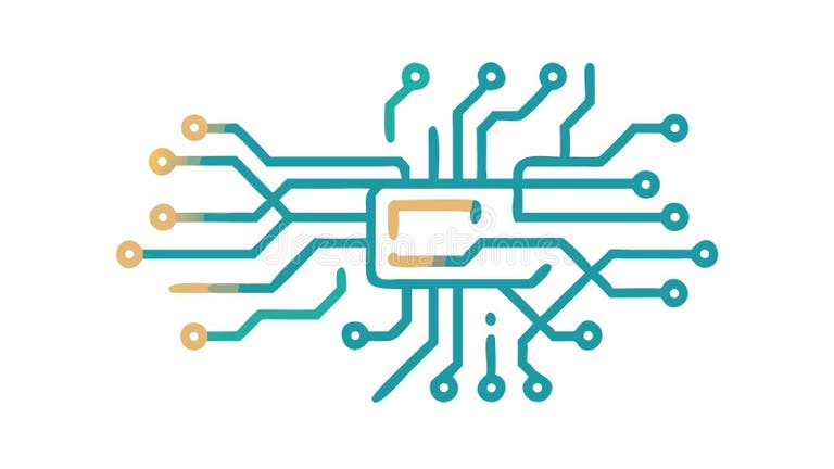 Data Flow Network, Interconnected System, Digital Pipeline, Vector Design Generative AI Stock ...
