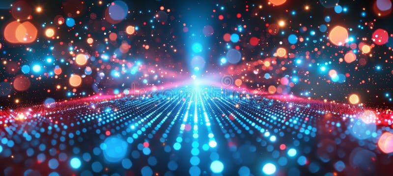 Data Flow Streamlined Network Linking Waves of Data Particles in ...