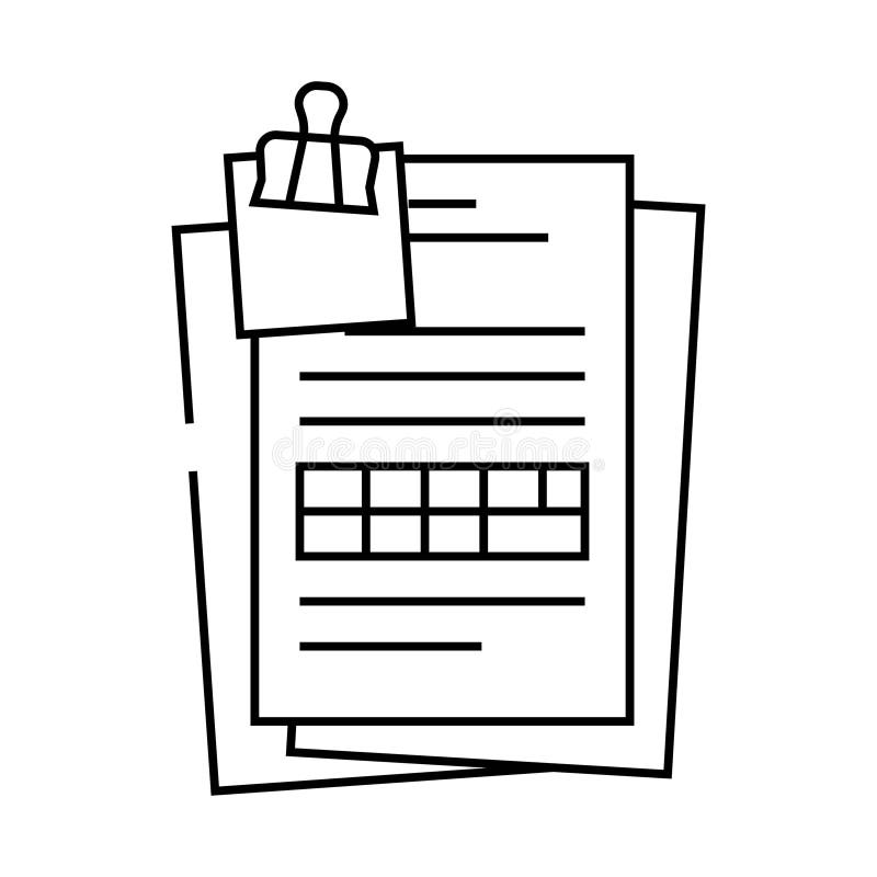 Data Folder Line Icon Vector Illustration Stock Vector - Illustration ... Data Folder Line Icon Vector Illustration Stock Vector - Illustration ...