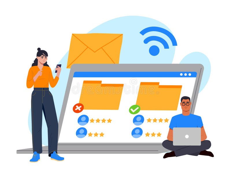 Folder Rating Interface Stock Illustrations – 181 Folder Rating ...