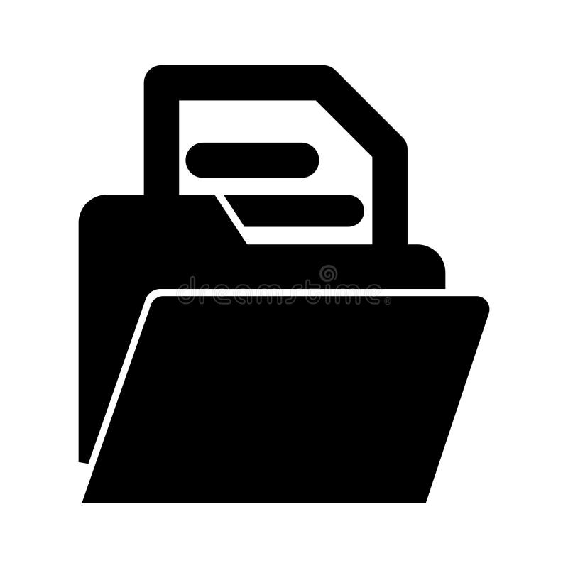 Data Folder Vector Icon Which Can Easily Modify or Edit Stock Vector ...