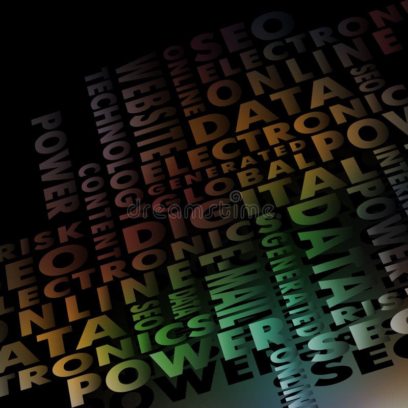 Data font white stock vector. Illustration of blackboard - 96262884