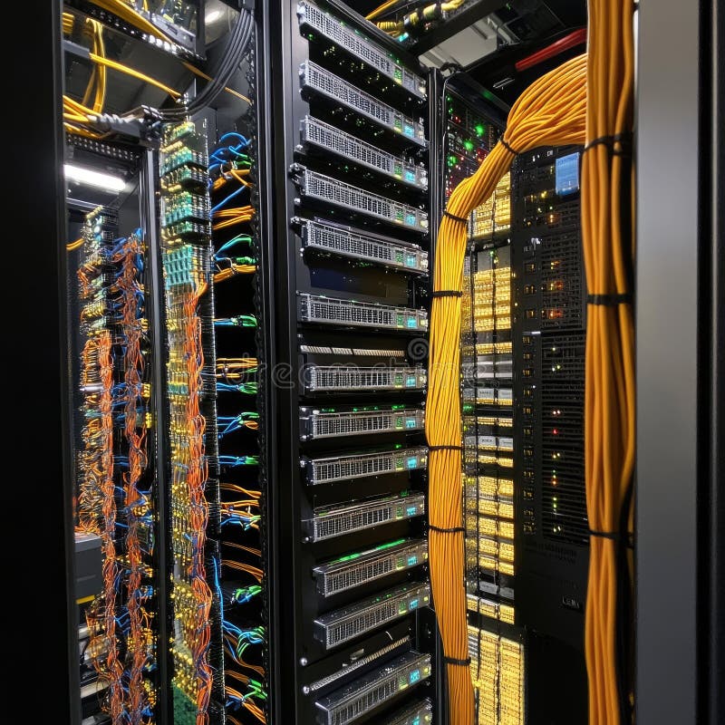 Data Fortress: Server Room Houses Advanced Technology, Meticulously To ...