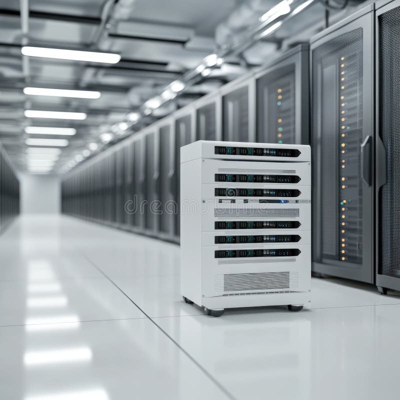 Data Fortress: Server Room Houses Advanced Technology, Meticulously To ...