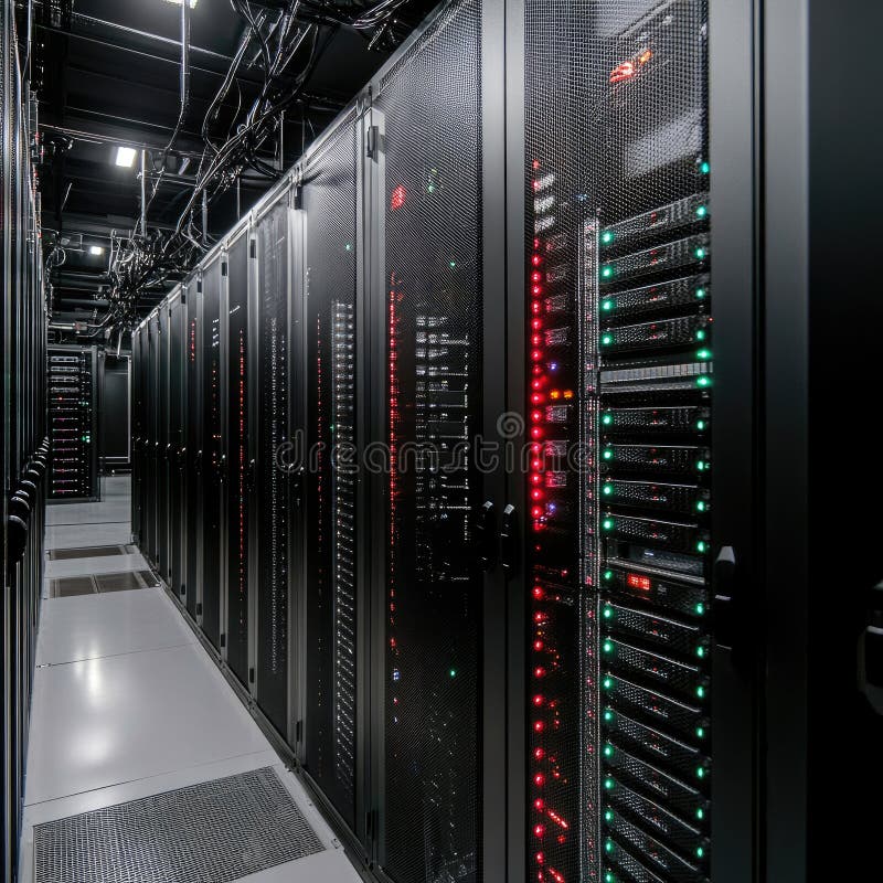 Data Fortress: Server Room Houses Advanced Technology, Meticulously To ...