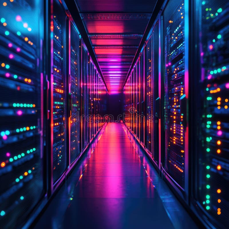 Data Fortress: Server Room Houses Advanced Technology, Meticulously To ...