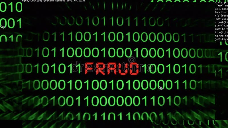 Data Fraud on the Screen Data Glitch Concept Stock Footage - Video of ...