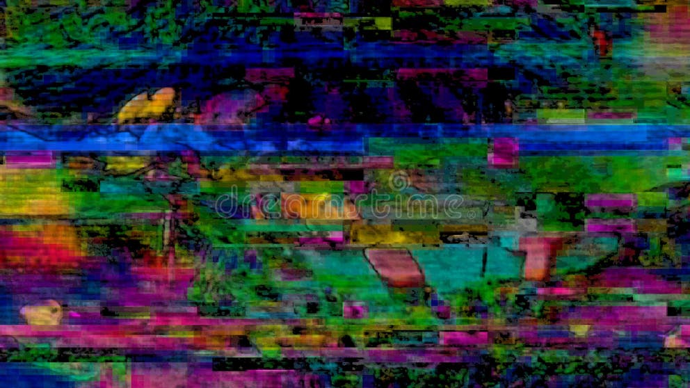 Data Glitch Streaming Data Malfunction 11031 Stock Illustration ...