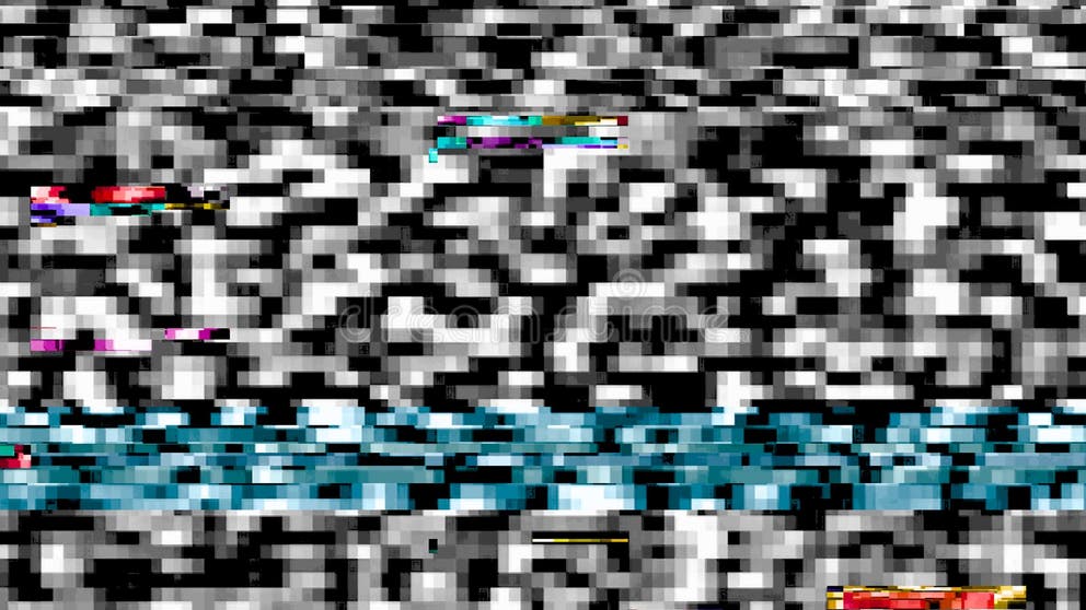 Data Glitch Streaming Data Malfunction 11034 Stock Illustration ...