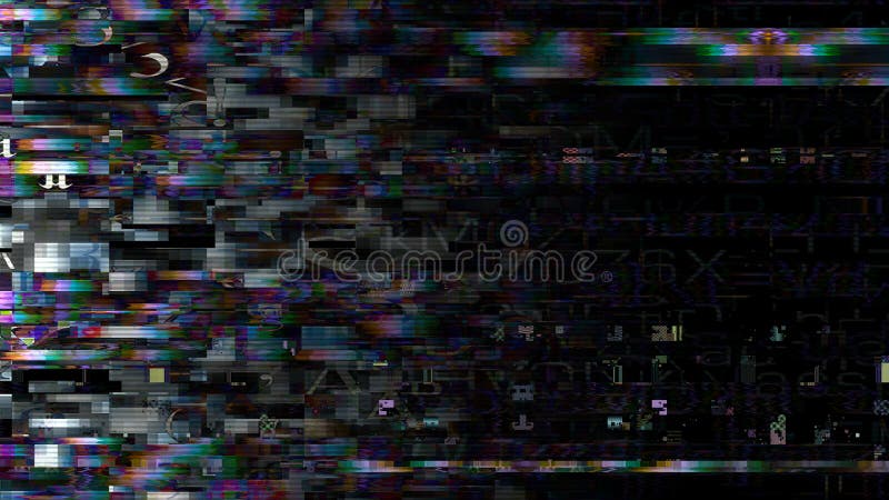 Data Glitch Streaming Data Malfunction 11037 Stock Illustration ...