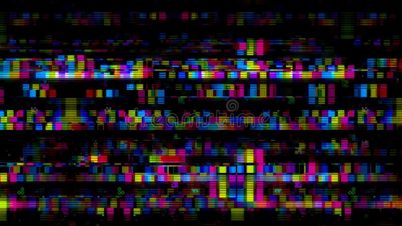 Data Glitch Streaming Data Malfunction 11030 Stock Illustration ...