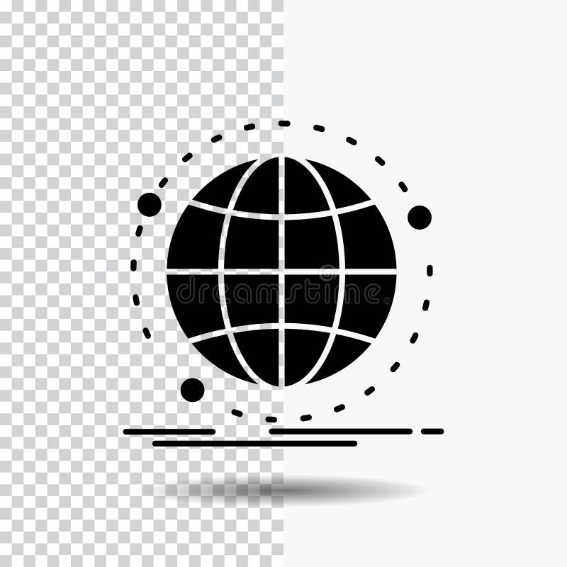 Data, Global, Internet, Network, Web Glyph Icon on Transparent ...