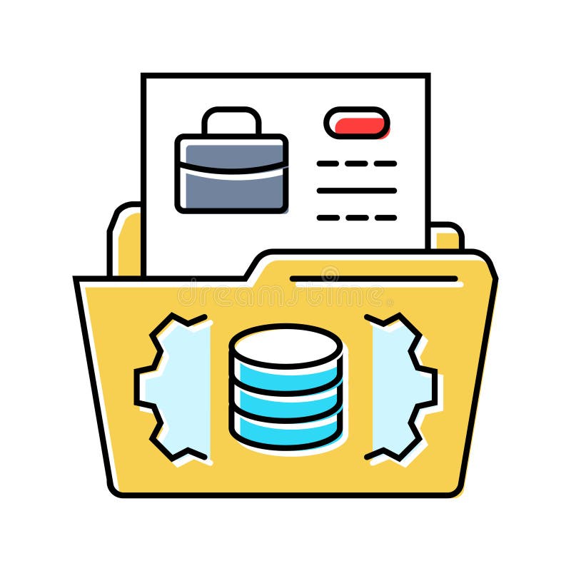 Data Governance Business Process Color Icon Vector Illustration Stock ... Data Governance Business Process Color Icon Vector Illustration Stock ...