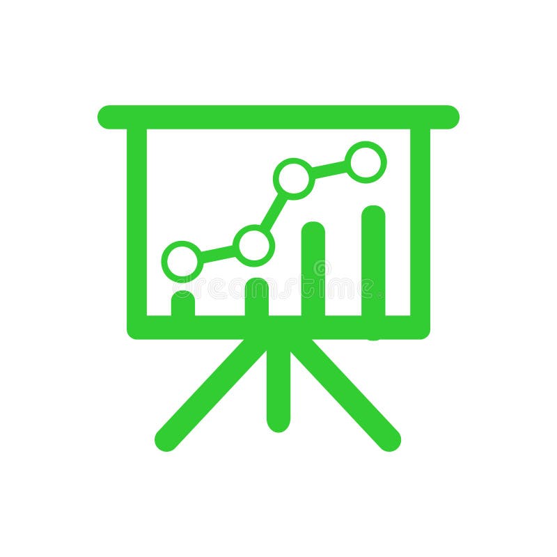 Data , Graph , Chart , Growth Rate, Business Analysis Green Icon Stock ...