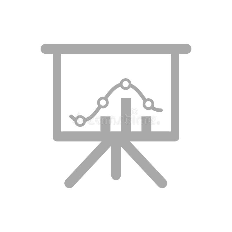 Data , Graph , Chart , Growth Rate, Business Analysis Grey Icon Stock ...