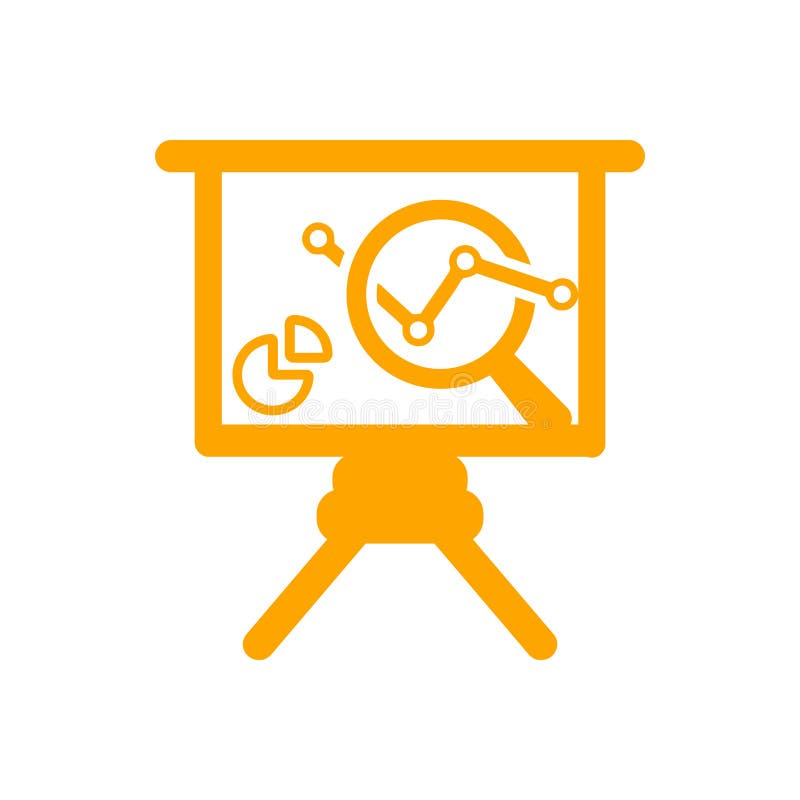 Data Analysis Orange Icons Stock Illustrations – 673 Data Analysis ...