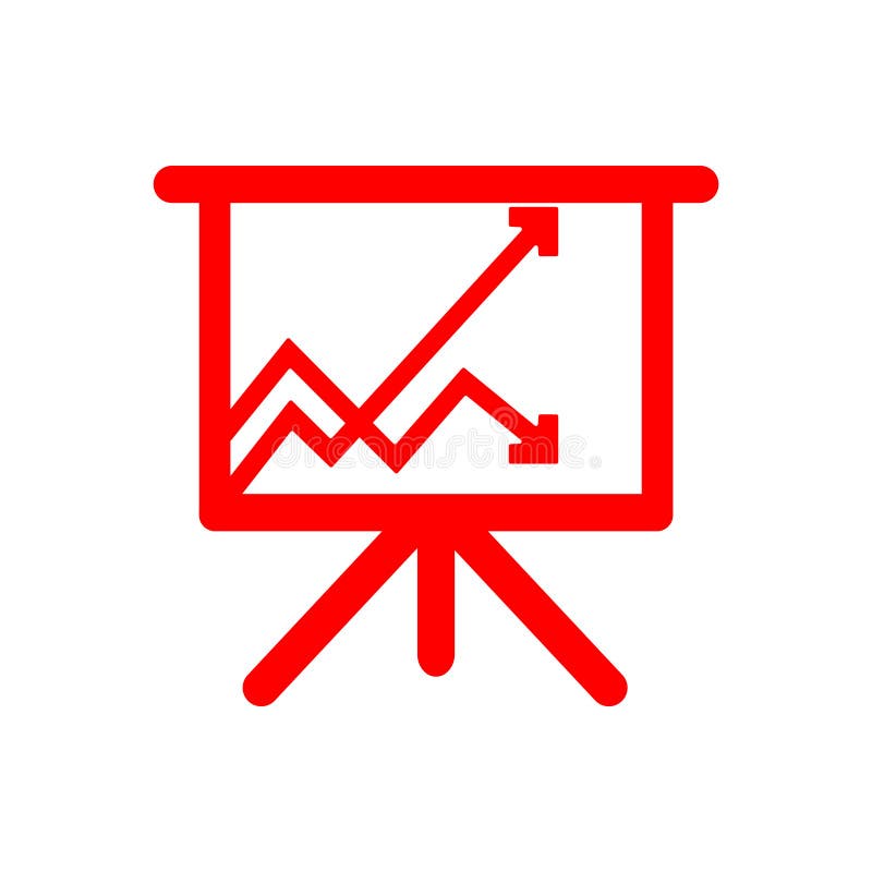 Data , Graph , Chart , Growth Rate, Business Analysis Red Icon Stock ...