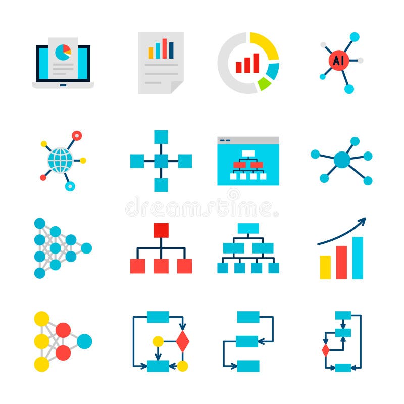 Big Data Objects stock vector. Illustration of design - 94008646