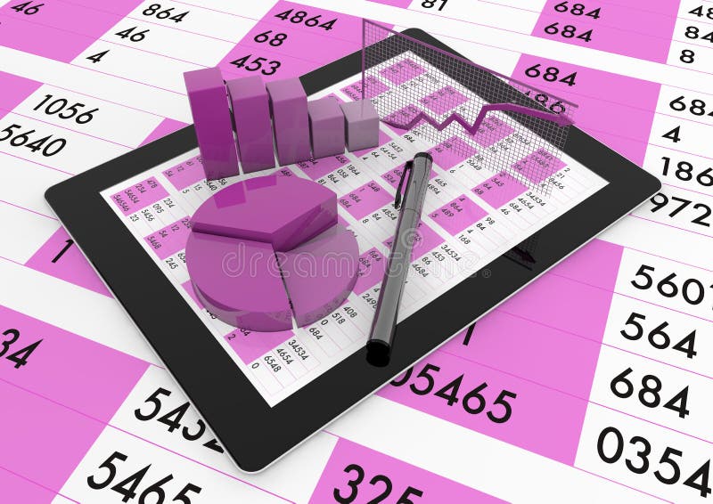 Data graphics analysis stock image. Image of frequency - 25627075