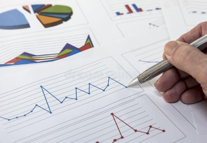 Data graphics analysis stock image. Image of frequency - 25627075