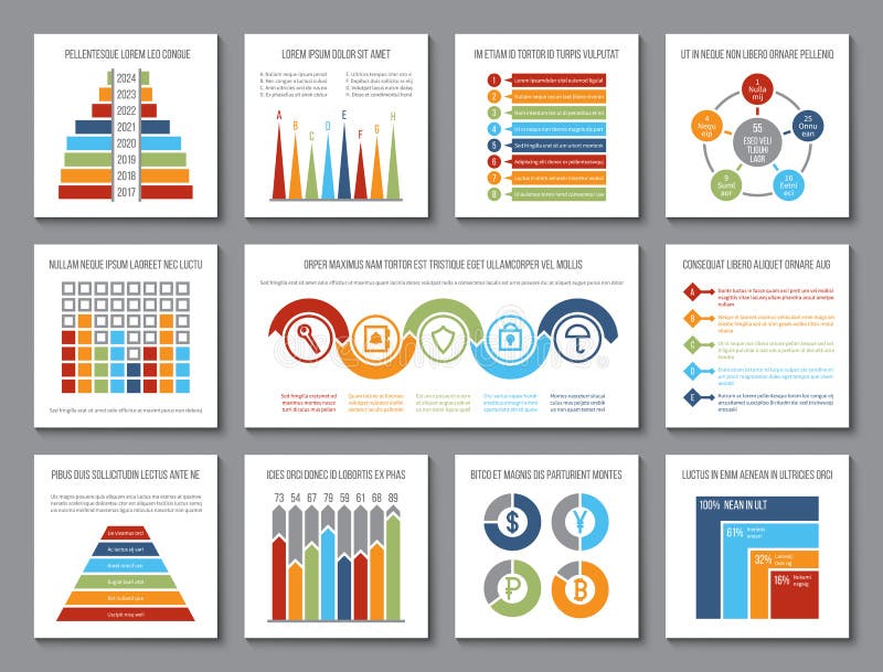 Data Graphics. Analytics Bar and Budget Graph, Visualization Charts and ...