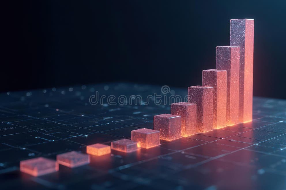 Data Growth Visualization Digital Space Infographic Tech Environment ...