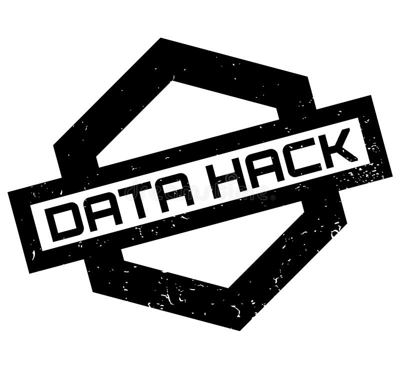 Data hack red stamp stock illustration. Illustration of watermark ...