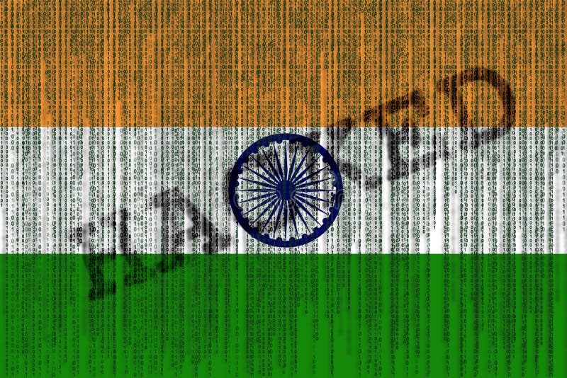Data Hacked India Flag. India Flag with Binary Code Stock Illustration ... Data Hacked India Flag. India Flag with Binary Code Stock Illustration ...
