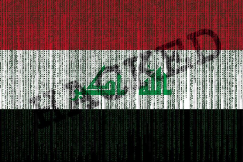 Data Hacked Palestine Flag. Palestinian Flag with Binary Code Stock ... Data Hacked Palestine Flag. Palestinian Flag with Binary Code Stock ...
