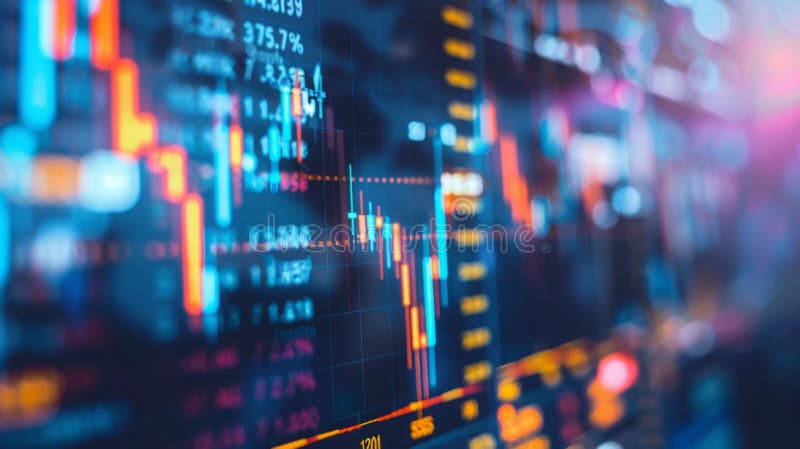 Data Heavy Computer Screen Display Stock Image - Image of hardware, management: 320485915