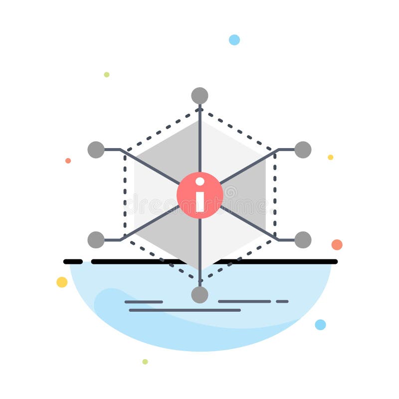 Data, Help, Info, Information, Resources Flat Color Icon Vector Stock ...