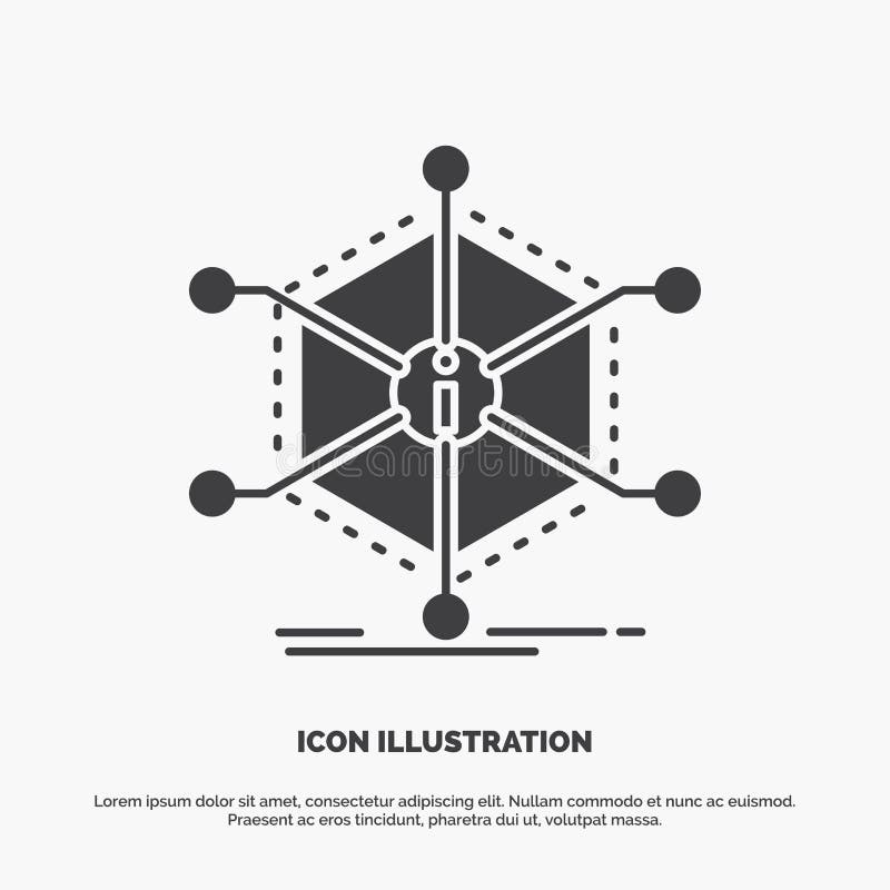 Data, Help, Info, Information, Resources Icon. Glyph Vector Gray Symbol ...
