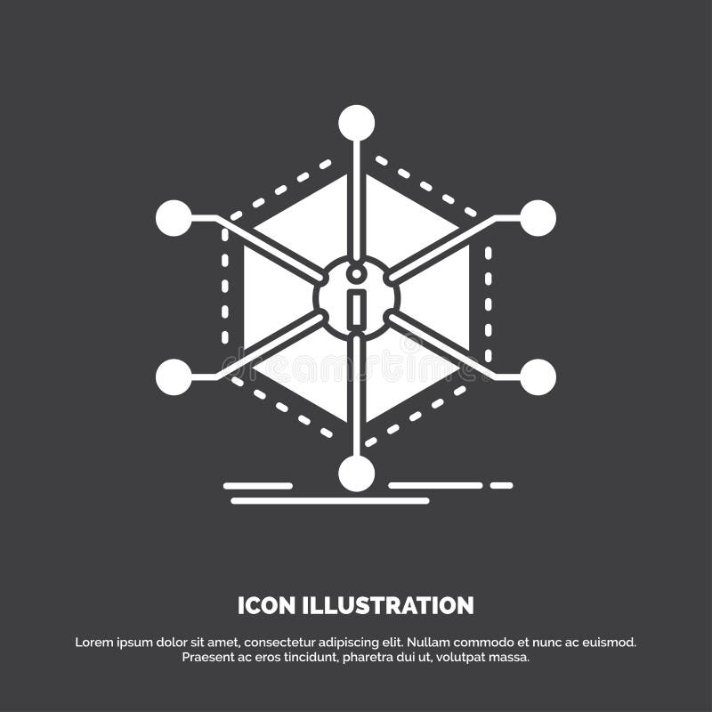 Data, Help, Info, Information, Resources Icon. Glyph Vector Symbol for ...