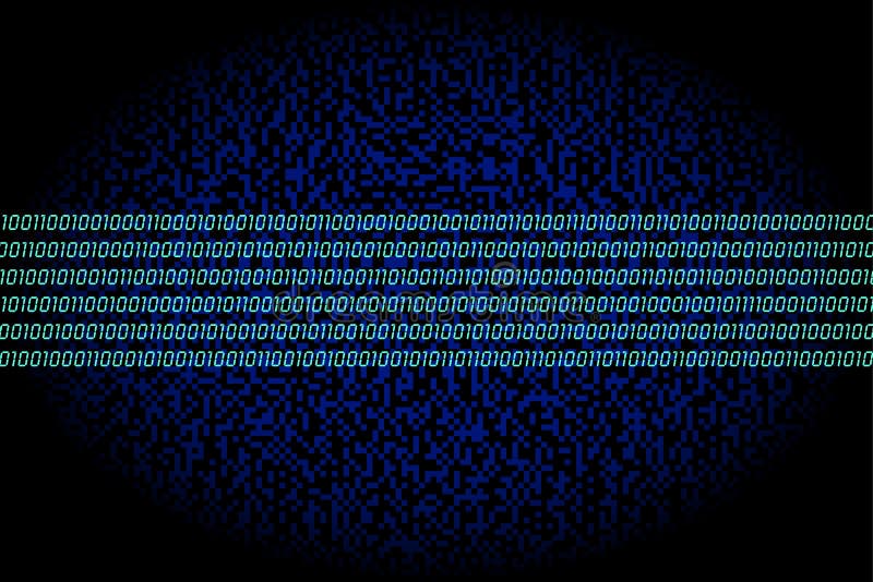 Data Highway, Binary Coding, Symbol for Big Data and Surveillance Stock ...