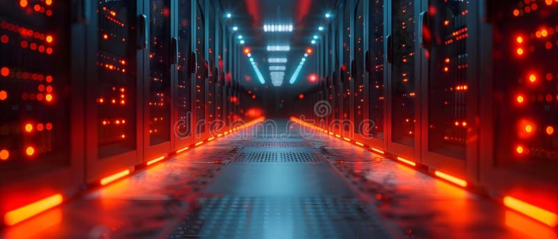 Data Highway: Minimalist Symphony in a High-Tech Realm. Concept ...