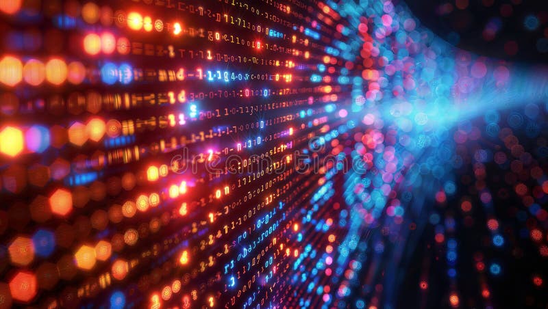 Data Singularity Symphony: Abstract Art Represents AI & Control ...