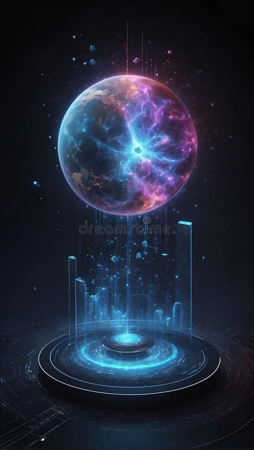 Data Horizons Redefined by QuantumQuotient. AI Generate Stock ...