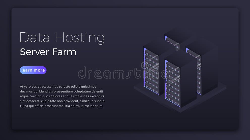 Server Farm Isometric Stock Illustrations – 1,096 Server Farm Isometric ...