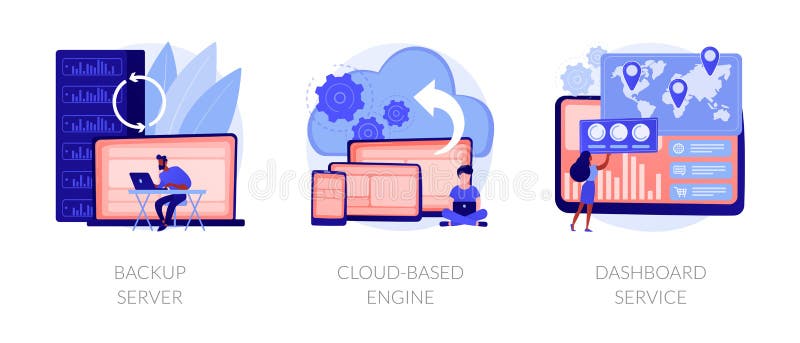 Data Processing and Recovery Vector Concept Metaphors Stock Vector ...