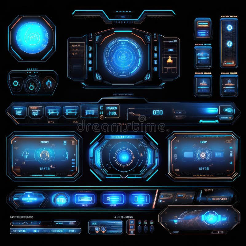 759 Futuristic Hud Elements Stock Photos - Free & Royalty-Free Stock ...