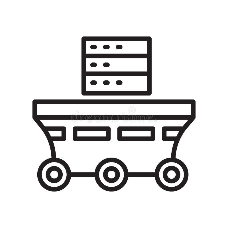 Data Icon Vector Sign and Symbol Isolated on White Background, D Stock ...