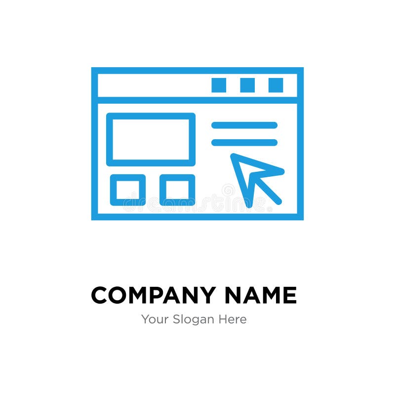 Data Import Interface Company Logo Design Template Stock Vector - Illustration of corporate ...