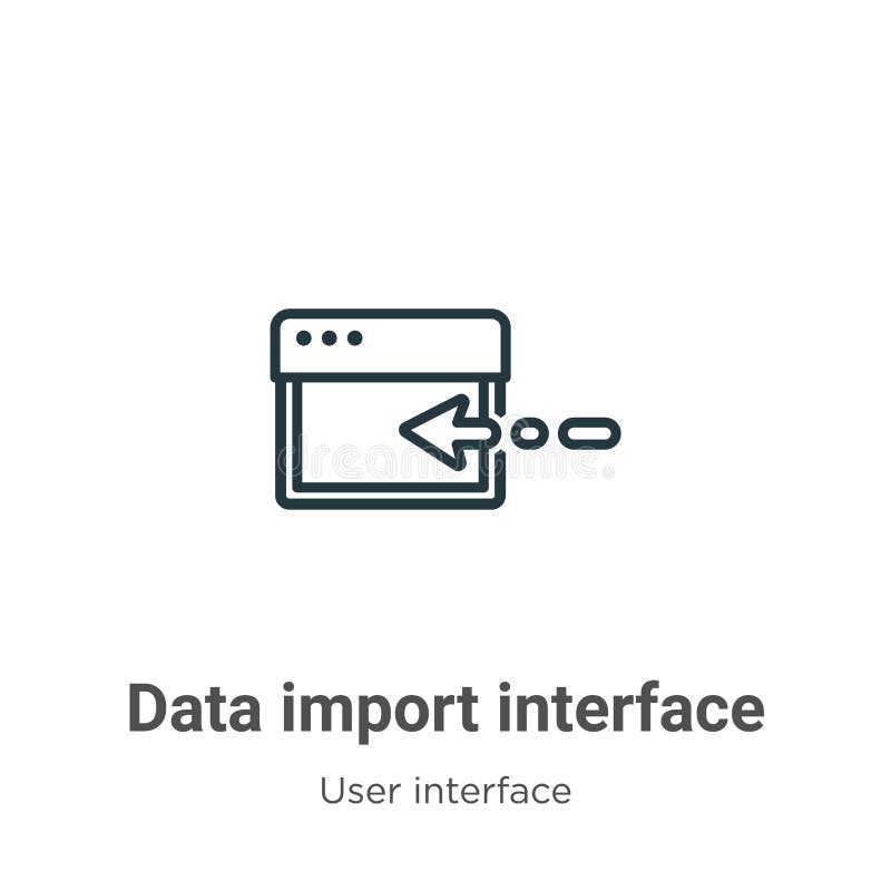 Import Icon in Filled, Thin Line, Outline and Stroke Style. Vector ...